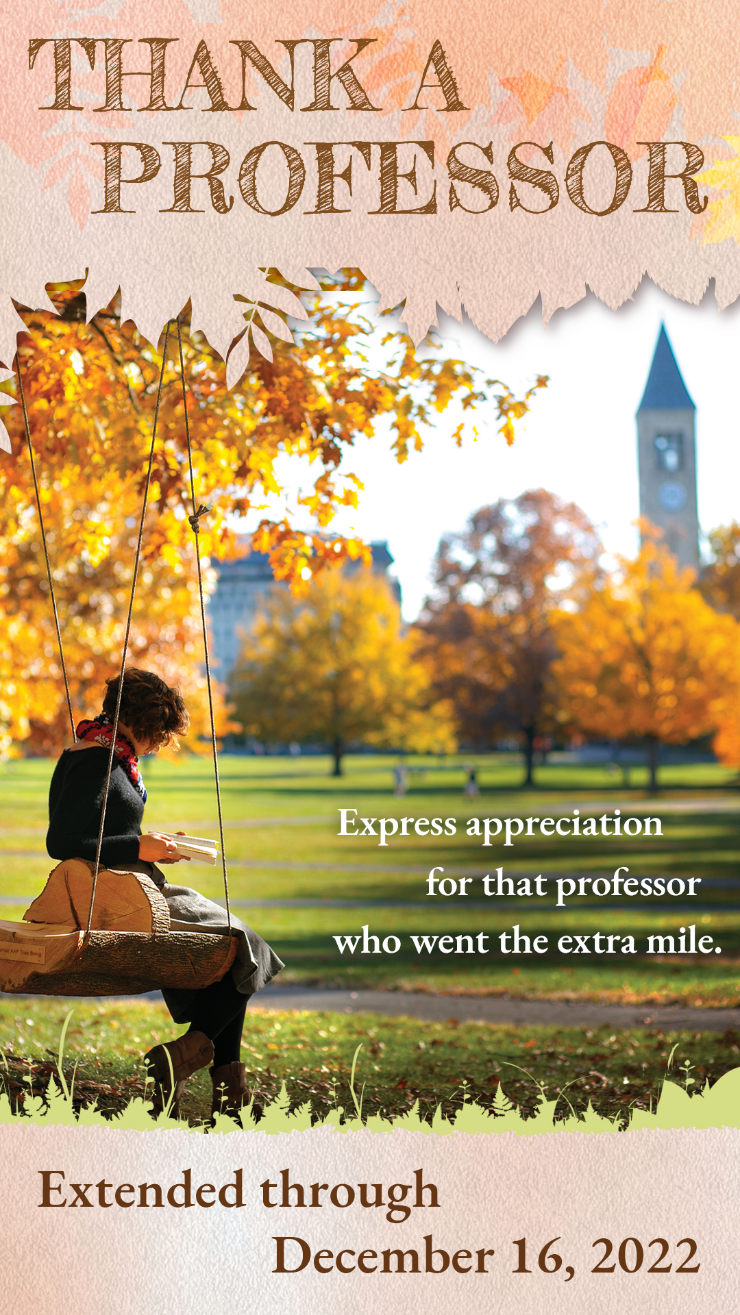 Thank a Professor Program | Center for Teaching Innovation